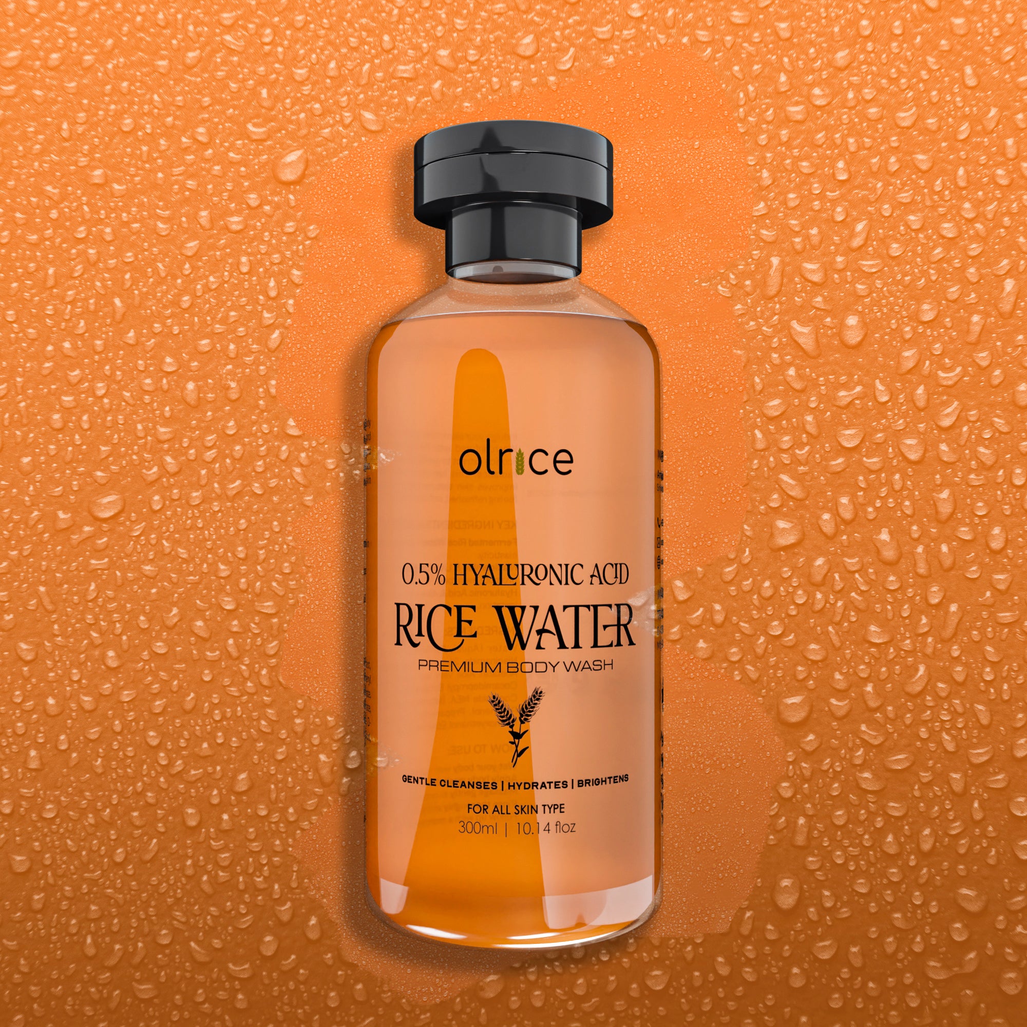 OLRICE 0.5% Hyaluronic Acid Rice Water Premium Body Wash – OLRICE SKINCARE